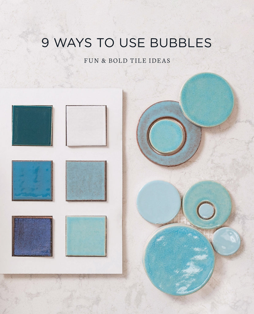 9 Fun & Bold Ways to Use Bubble Tile | Mercury Mosaics