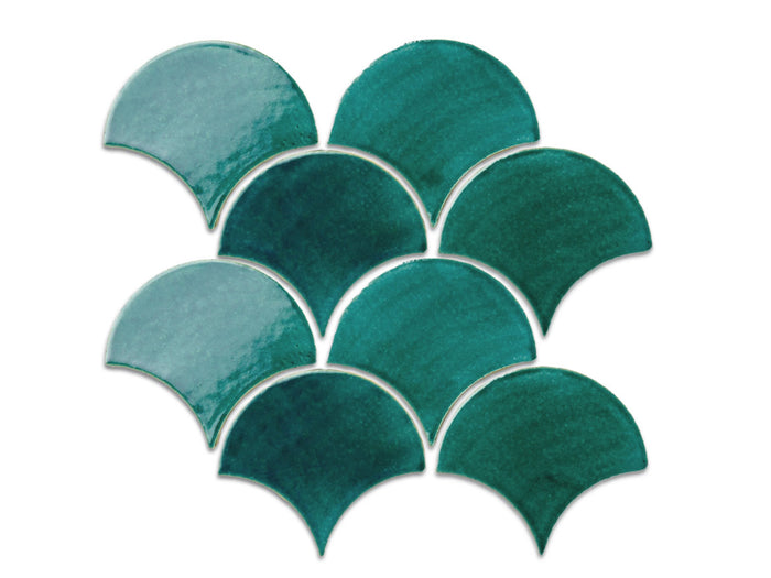 Fish Scale Tile - Moroccan Fish Scale Tile | Mercury Mosaics