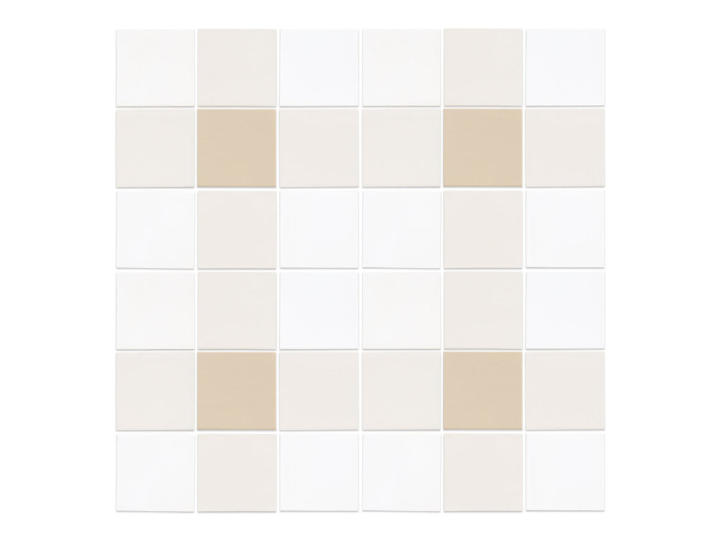 2"x2" Tile Pattern - Neutral blend | Shop Mercury Mosaics Tile