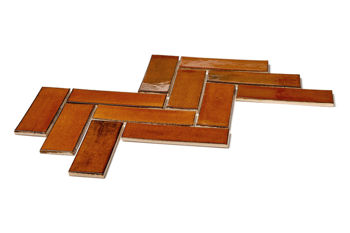 2"x6" Herringbone Tile | Mercury Mosaics