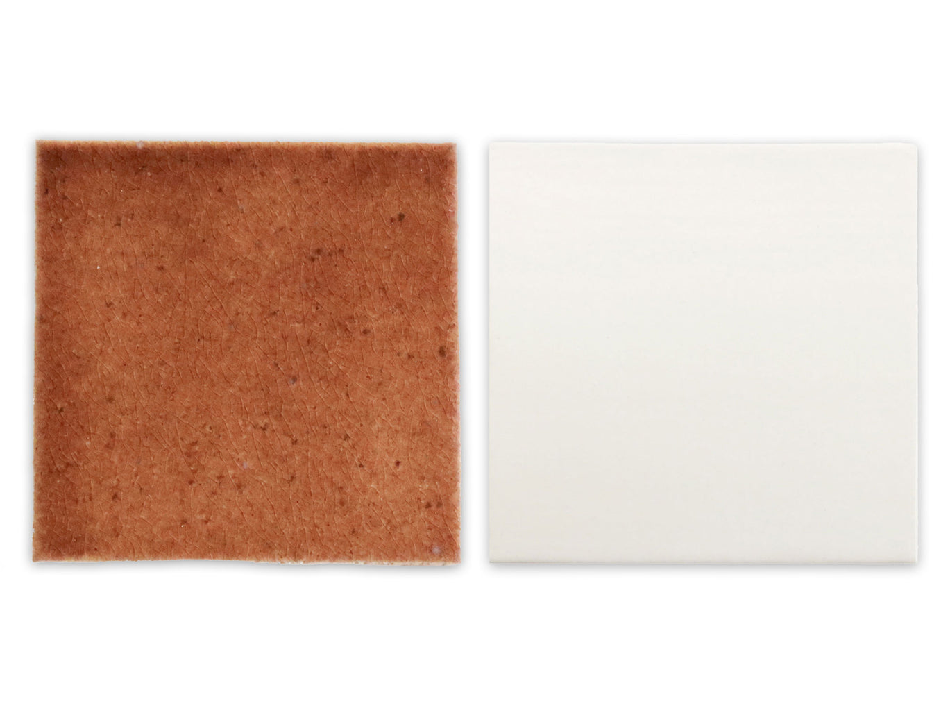 4"x4" Marshmallow & Hazelnut Checkerboard Subway Tile | Shop Handmade ...