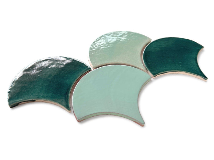 Large Fish Scale Tile - Moroccan Fish Scale Tile | Mercury Mosaics
