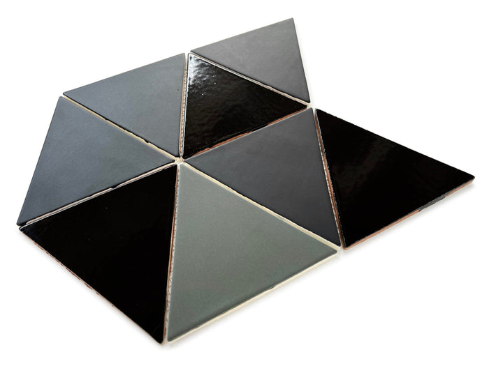 Large Triangle Tiles - Triangle Pattern Tiles | Mercury Mosaics