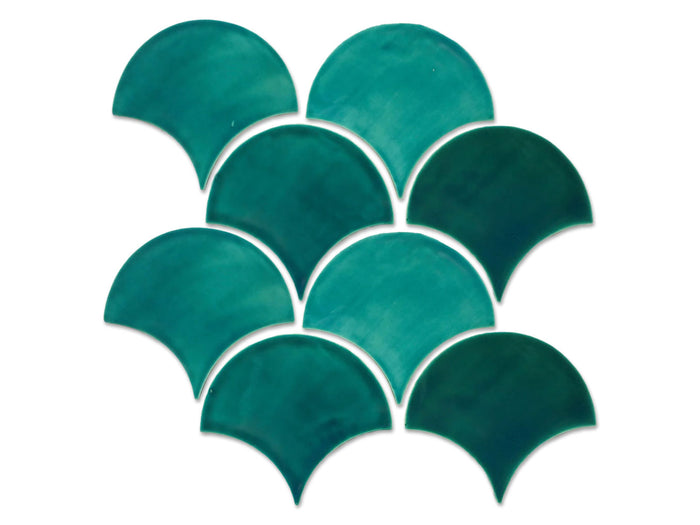 Fish Scale Tile - Moroccan Fish Scale Tile | Mercury Mosaics