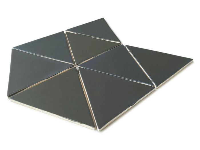 Large Triangle Tiles - Triangle Pattern Tiles | Mercury Mosaics
