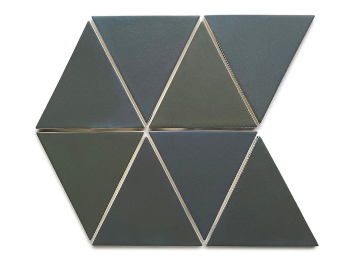 Large Triangle Tiles - Triangle Pattern Tiles | Mercury Mosaics