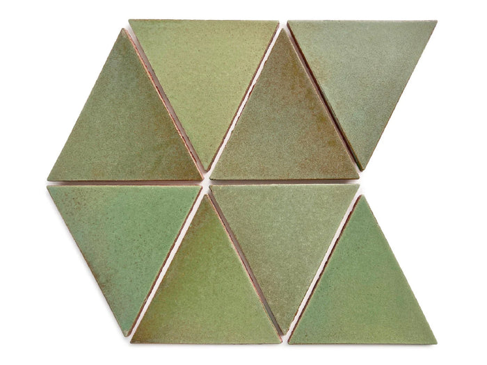 Large Triangle Tiles - Triangle Pattern Tiles | Mercury Mosaics