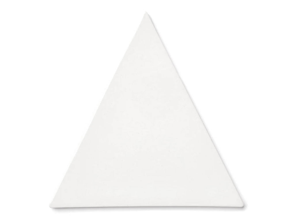Large White Wall Triangle Tiles | Mercury Mosaics