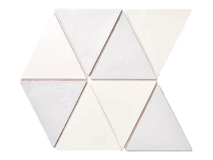 Large Triangle Tiles - Triangle Pattern Tiles | Mercury Mosaics