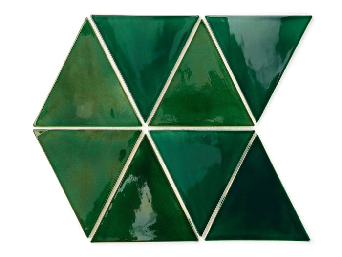 Large Triangle Tiles - Triangle Pattern Tiles | Mercury Mosaics