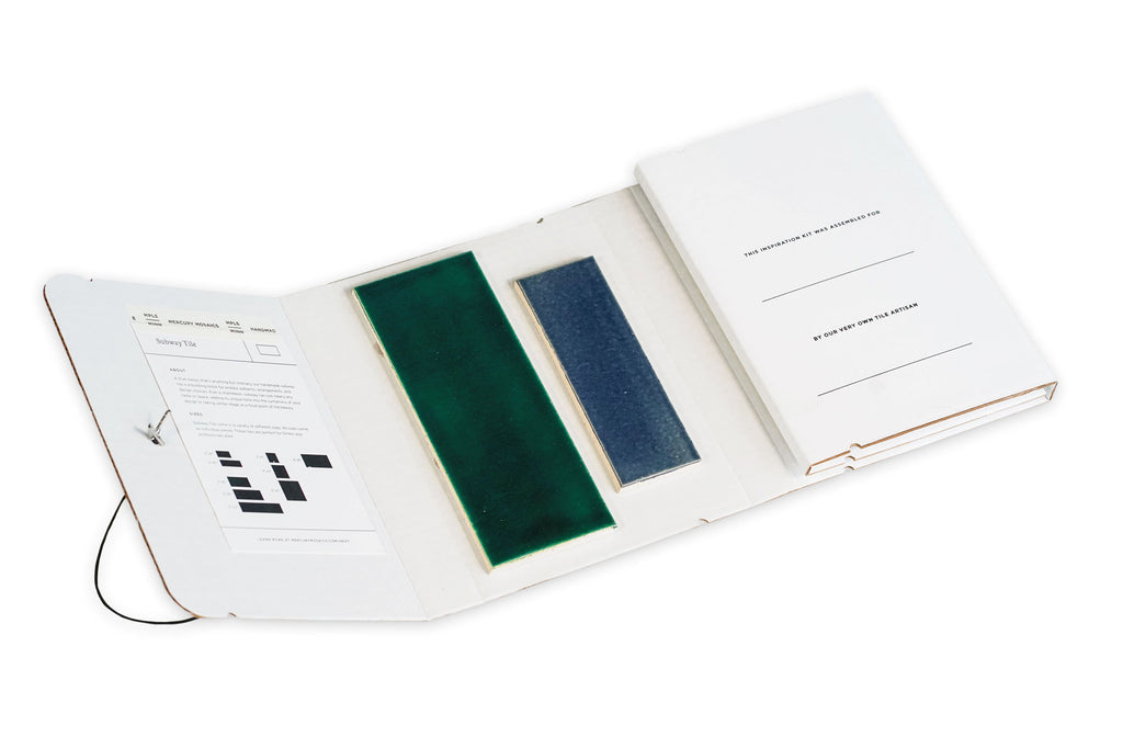 Ceramic Subway Tile Sample Pack by Mercury Mosaics