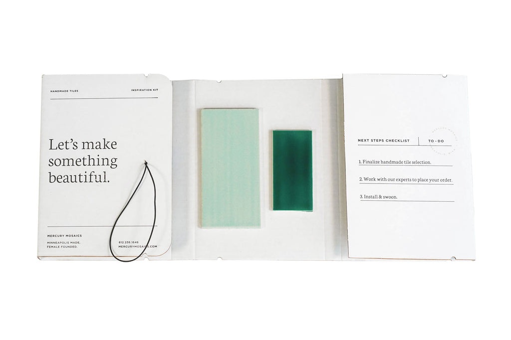 Ceramic Subway Tile Sample Pack by Mercury Mosaics