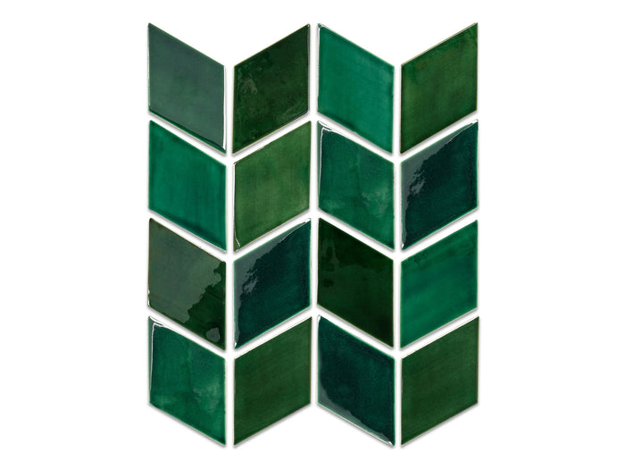 Medium Diamonds Chevron Pattern Tiles – Mercury Mosaics