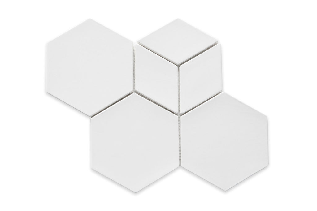 Geo-Hex Tile Pattern | Shop Handmade Tile by Mercury Mosaics