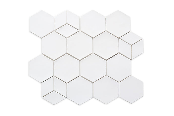 Geo-Hex: Hexagonal Geometric Tile | Mercury Mosaics
