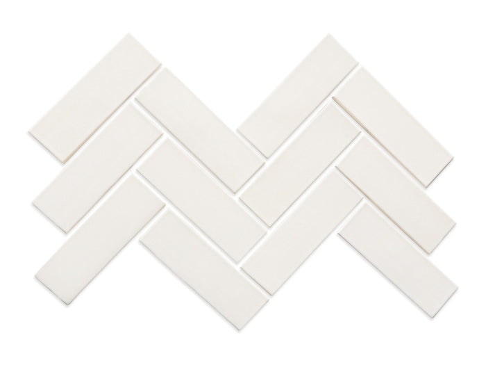 2"x6" Herringbone Tile | Mercury Mosaics