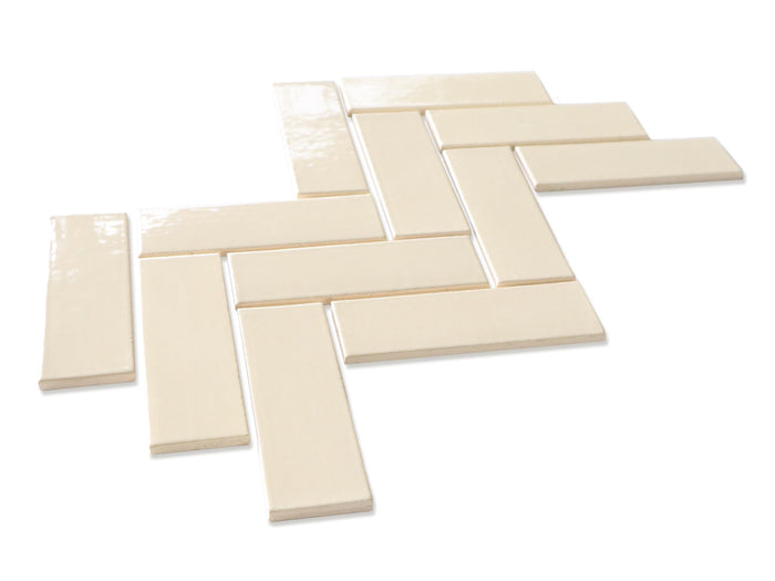 2"x6" Herringbone Tile | Mercury Mosaics