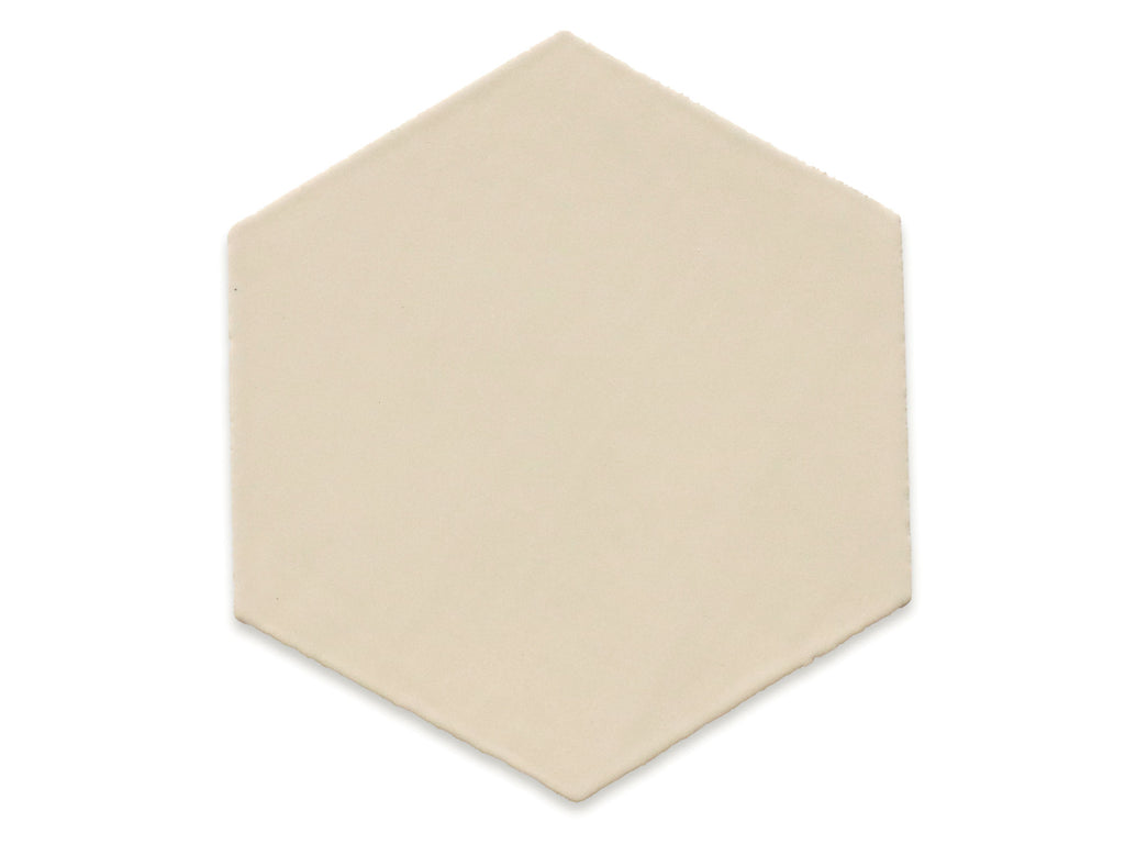 Large Parchment Hexagon Tile | Hexagon Wall Tiles | Mercury Mosaics