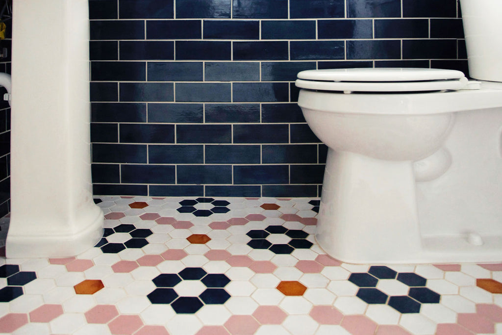 Peony Blend Flower Pattern Tile | Mercury Mosaics