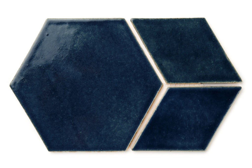 Denim Geo-Star Tile Pattern | Shop Mercury Mosaics Tile