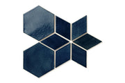 Denim Geo-Star Tile Pattern | Shop Mercury Mosaics Tile