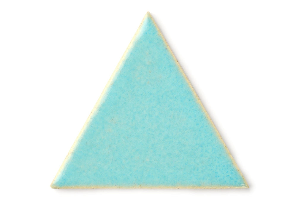 Small Light Blue Triangle Tiles | Mercury Mosaics