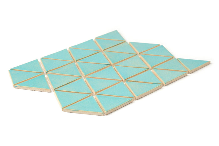 Small Triangle Tiles - Triangle Pattern Tiles | Mercury Mosaics