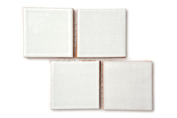 2"x2" White Staggered Tile | Shop Mercury Mosaics Tile