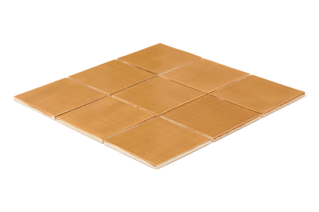 4"x4" Cider Subway Tile | Shop Handmade Tile by Mercury Mosaics