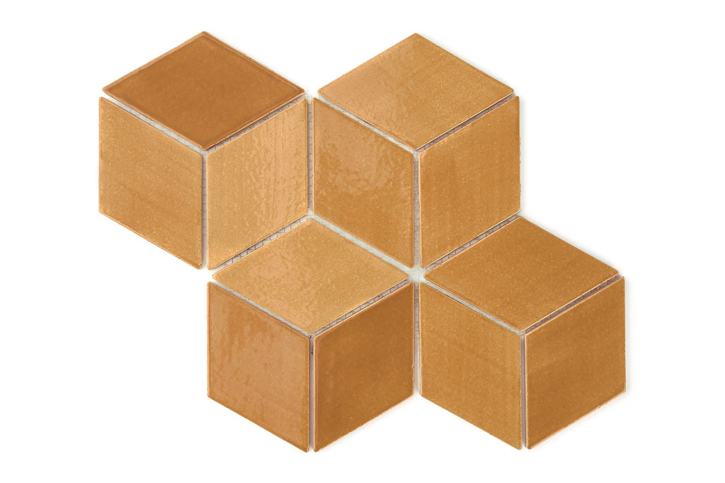 Cider Medium Diamond Ceramic Tiles | Mercury Mosaics