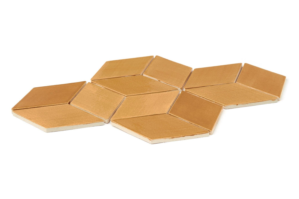 Cider Medium Diamond Ceramic Tiles | Mercury Mosaics