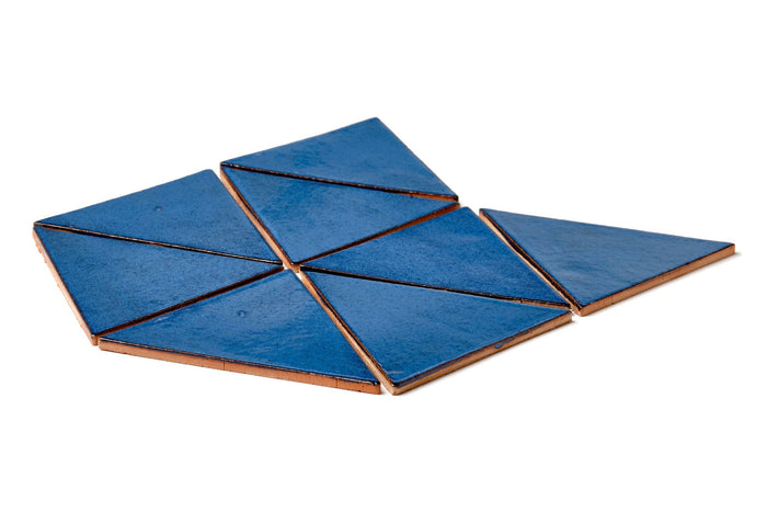 Large Triangle Tiles | Triangle Pattern Tiles | Mercury Mosaics