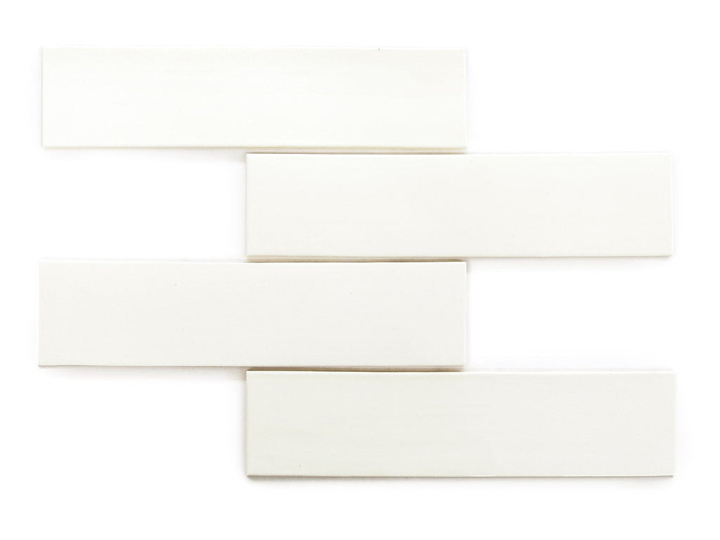 3"x12" Off-White Subway Tile | Ceramic Mosaic Wall Tiles – Mercury Mosaics