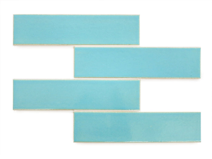 3 x 12 Pale Turquoise Subway Tile | Turquoise Tile – Mercury Mosaics