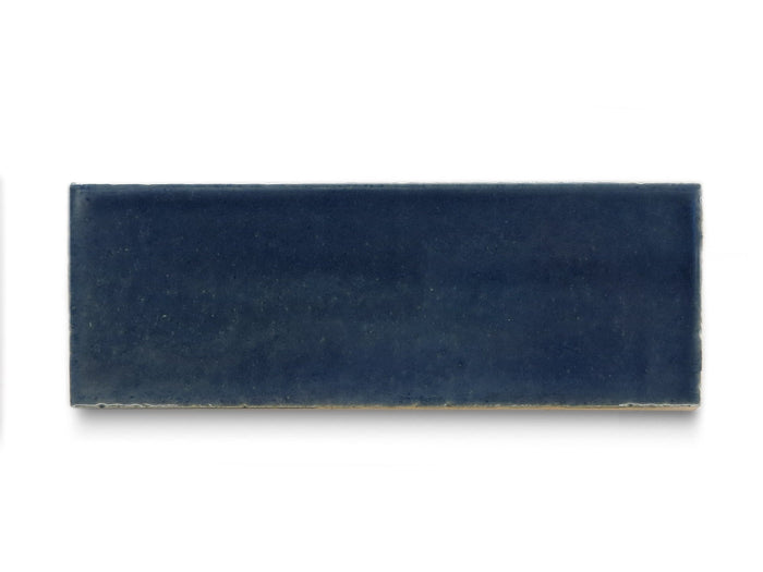 3"x8" Denim Blue Subway Tile | Ceramic Tiles Online – Mercury Mosaics