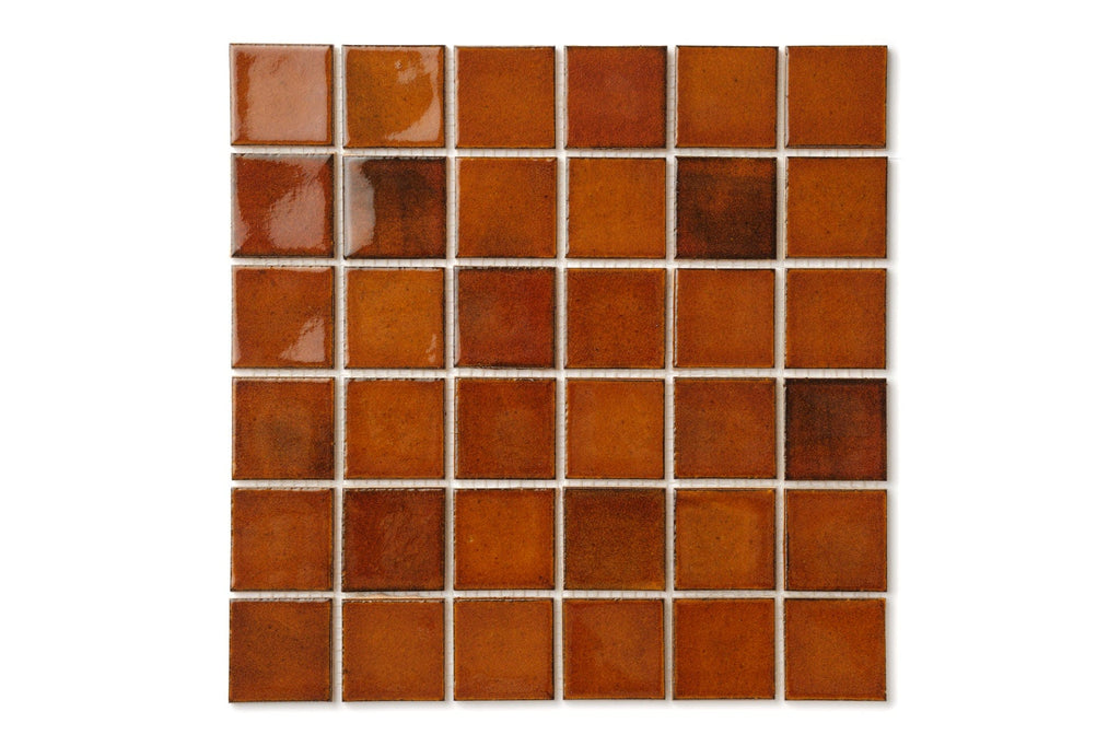 2"x2" Amber Stacked Tile | Shop Mercury Mosaics Tile