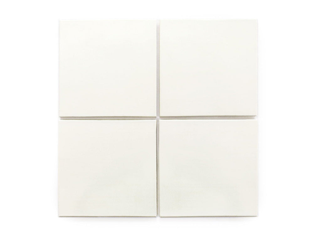 6"x6" White Subway Ceramic Floor Tile | Mercury Mosaics