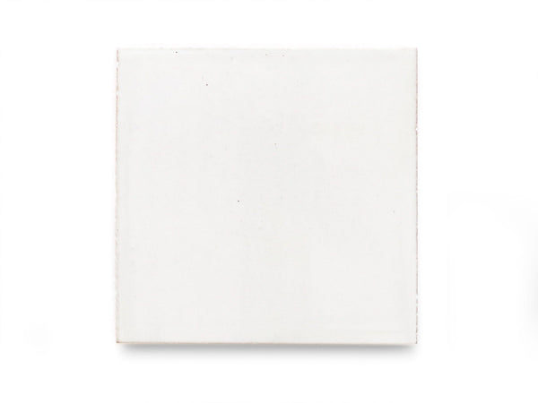 6"x6" White Tile Backsplash | White Metro Tile | Mercury Mosaics