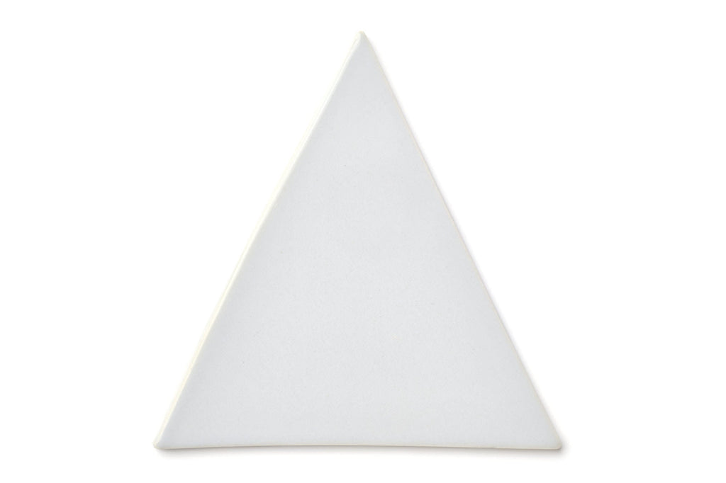 Light Grey Triangle Pattern Wall Tiles | Mercury Mosaics