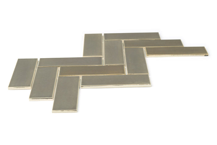 2"x6" Herringbone Tile | Mercury Mosaics