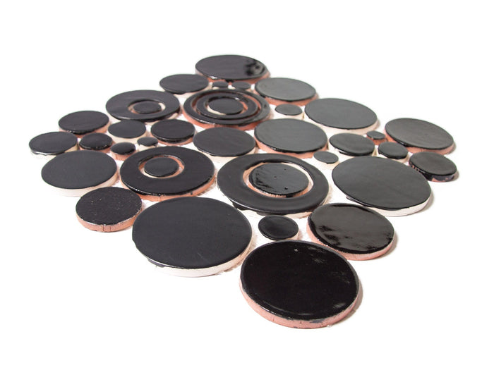 Round Tile - Shop Bubble, Penny Tile & More | Mercury Mosaics