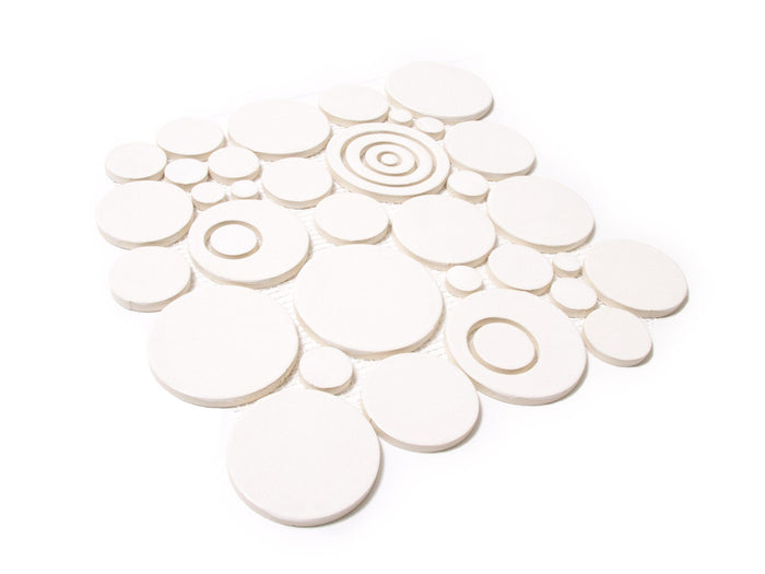 Round Tile - Shop Bubble, Penny Tile & More | Mercury Mosaics