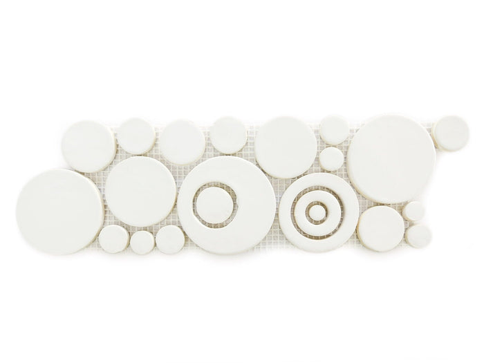 Round Tile - Shop Bubble, Penny Tile & More | Mercury Mosaics