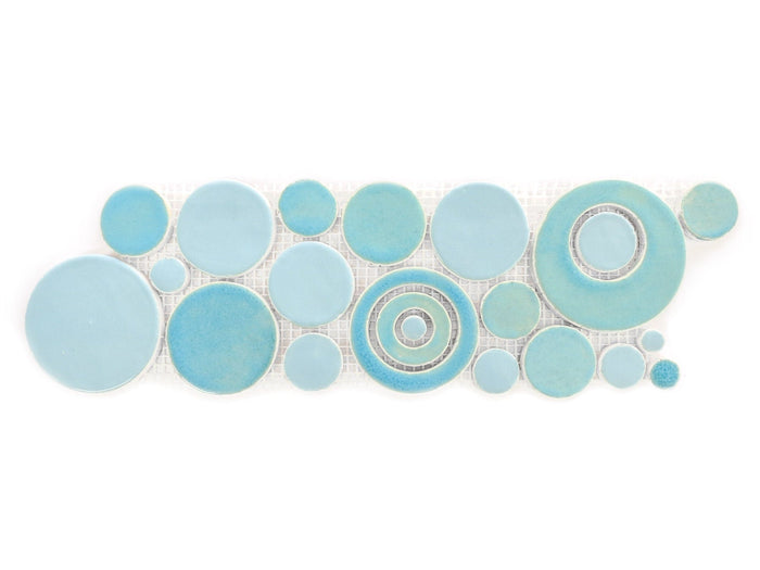 Round Tile - Shop Bubble, Penny Tile & More | Mercury Mosaics