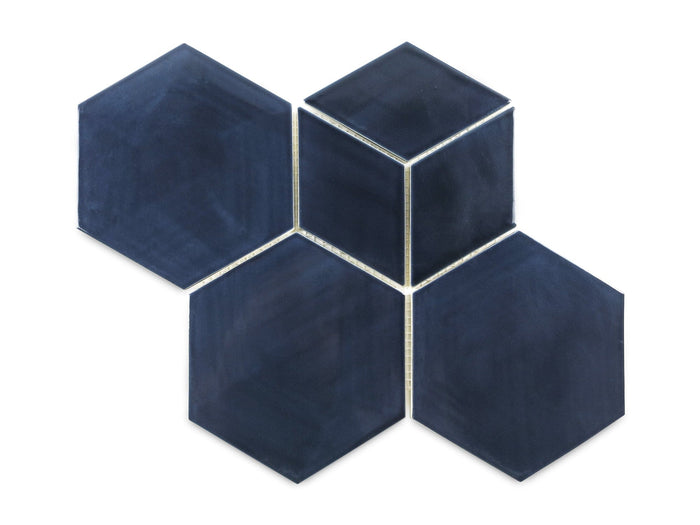 Geo-Hex: Hexagonal Geometric Tile | Mercury Mosaics