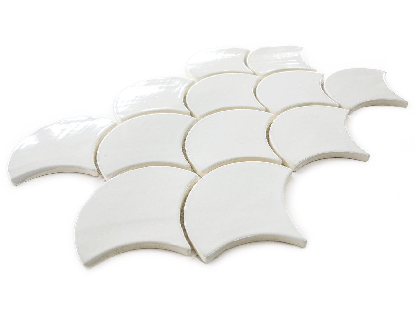 Grey Fish Scale Tiles | Grey Moroccan Backsplash Tile – Mercury Mosaics