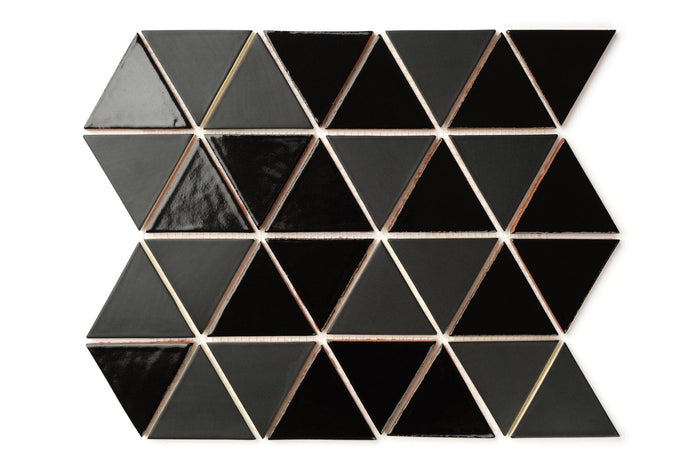 Small Triangle Tiles - Triangle Pattern Tiles | Mercury Mosaics