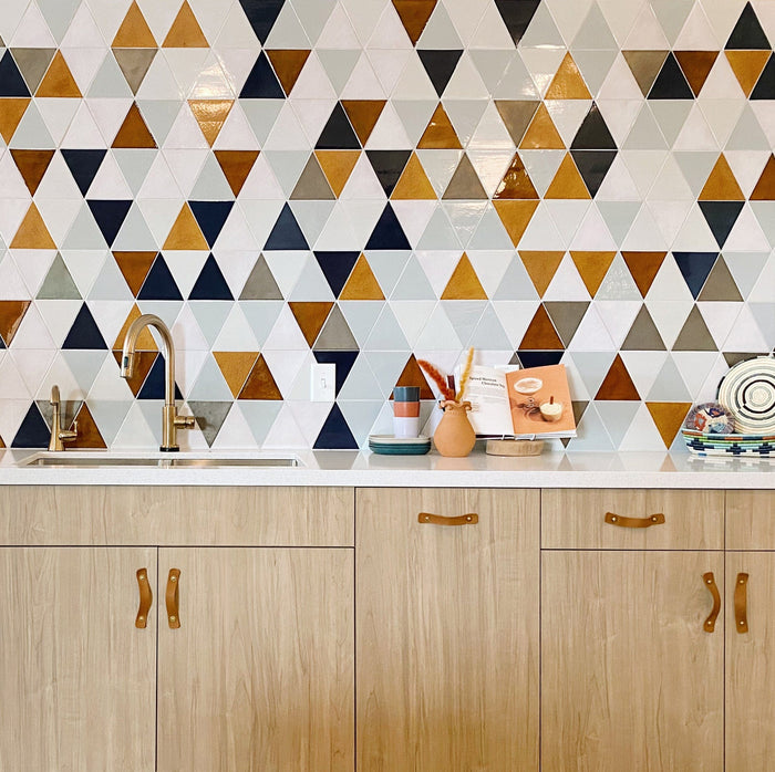 Triangle Tile - Triangle Mosaic Tile | Mercury Mosaics