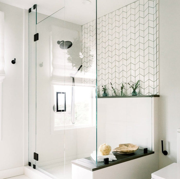 White Medium Diamond Wall Tiles | Mercury Mosaics